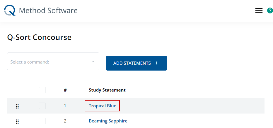 How to Edit Items in Your Q-Sort Concourse | Q Method Software