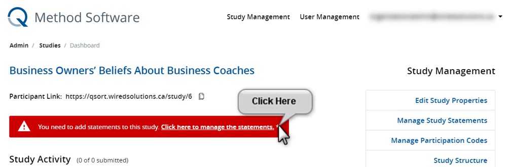 How to Add Study Statements (Q-set) | Q Method Software