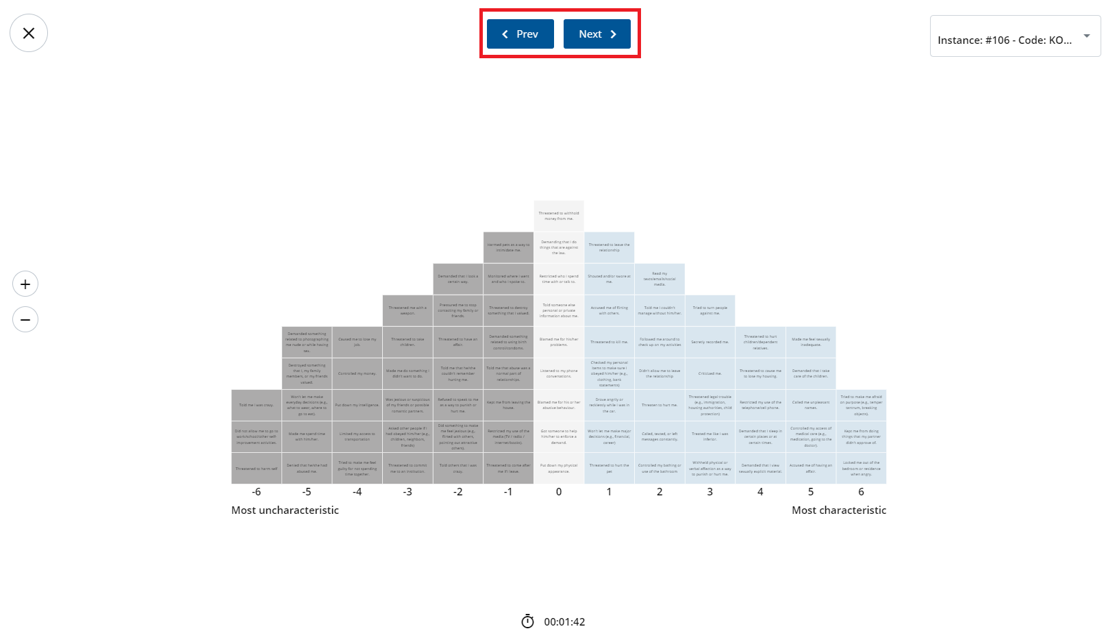 Viewing Q-Sorts | Q Method Software